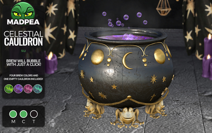 Second Life Marketplace - MadPea Celestial Cauldron